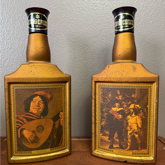 Jim Beam | Other | Vintage Jim Beams Choice Bourbon Whiskey Bottles The ...